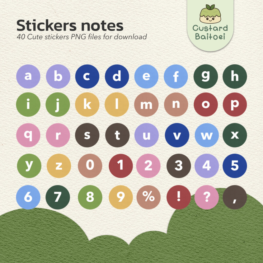 ABC English Alphabet Stickers – BOSEBOSH STORE