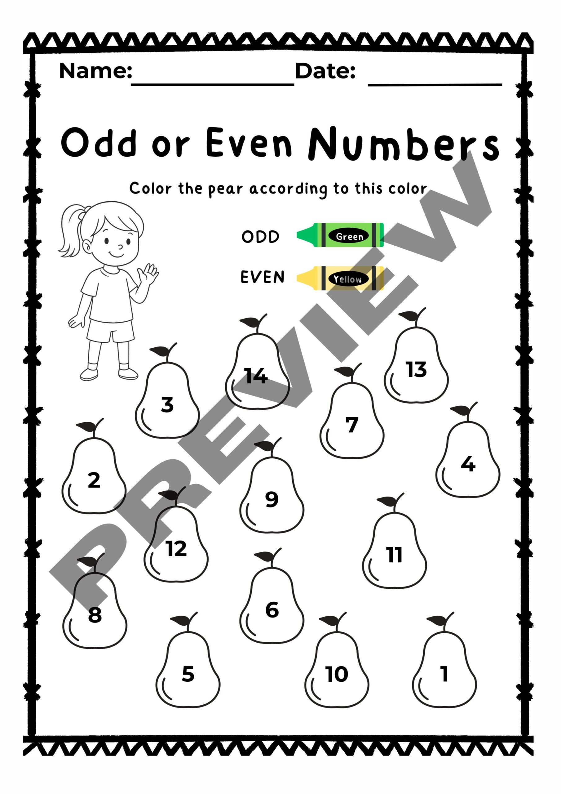 Number Fun Bundle – Odd/Even, More/Less & Matching Grade 2 – BOSEBOSH STORE